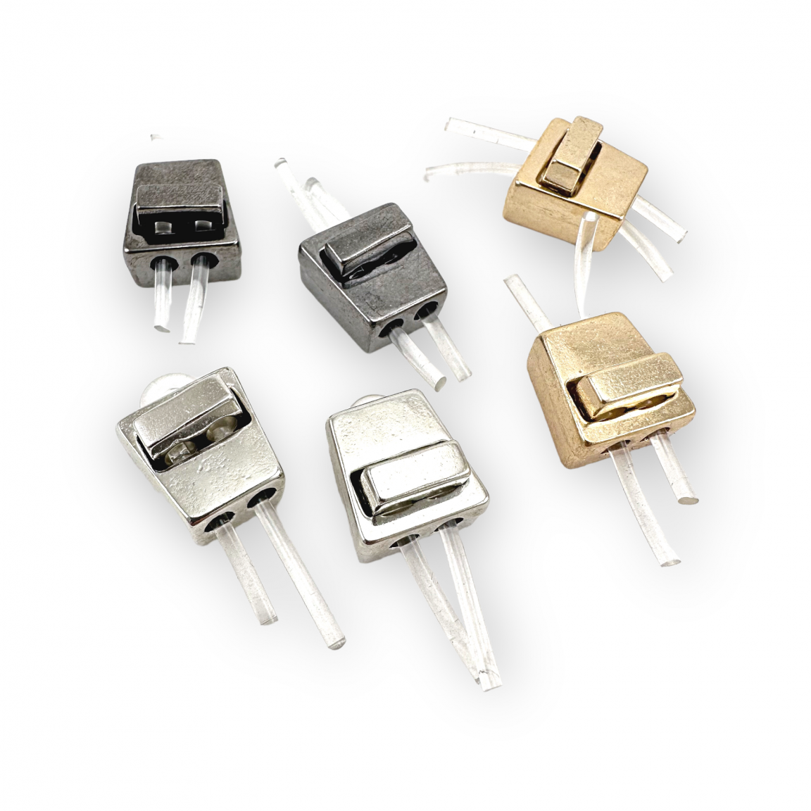 Stoperler - Kordon Uçları - İki Delikli Stoper 3 mm Kordon Girişli ...